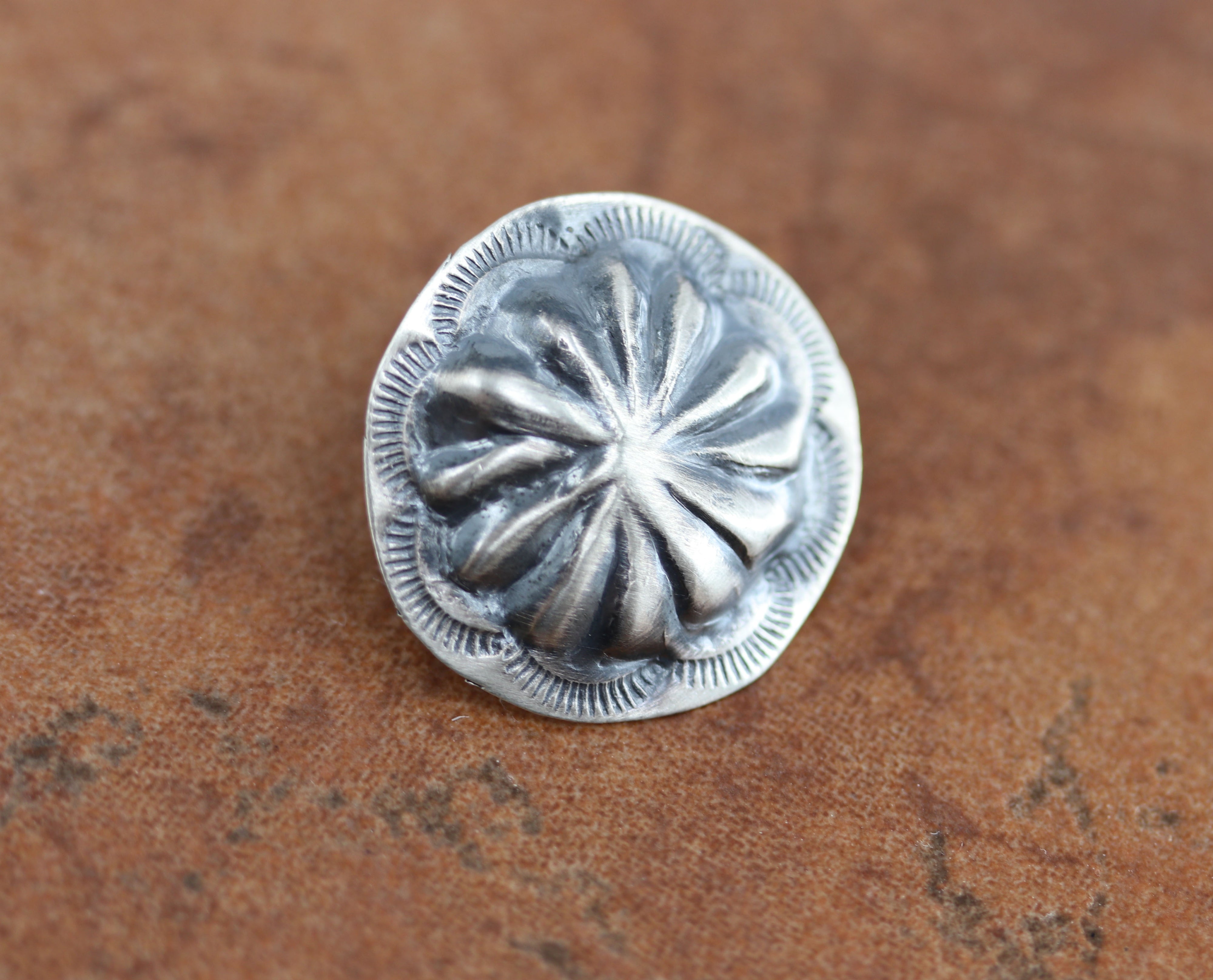 Navajo Sterling Silver Concho Button Native American Jewelry – Jewelry ...