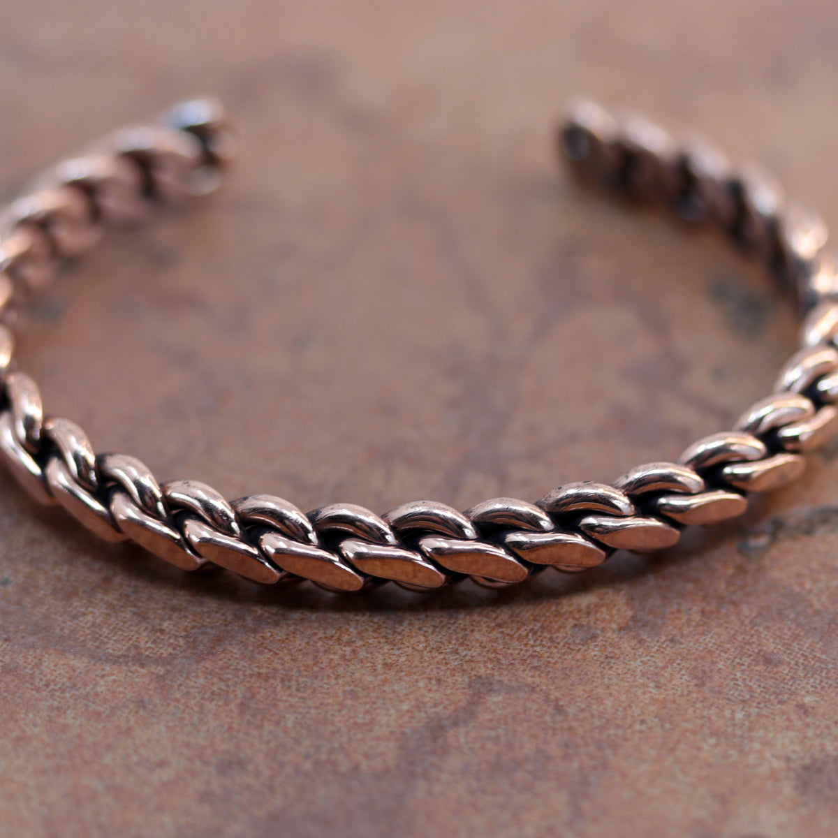 Navajo Copper Twist Wire Cuff Bracelet – Jewelry Native American