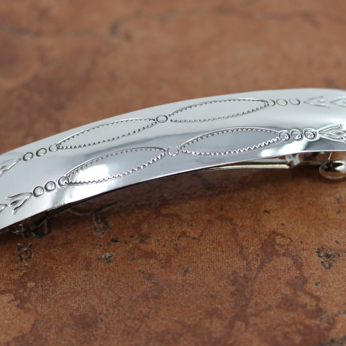 Navajo Sterling Silver Hair Barrette – Jewelry Native American