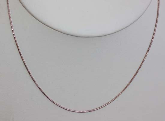 Rose Silver 18 Inch Long Snake Chain – Jewelry Native American